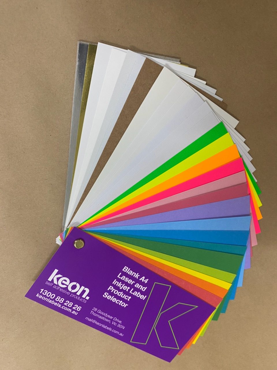 Coloured Laser Labels for Sale | Keon Labels