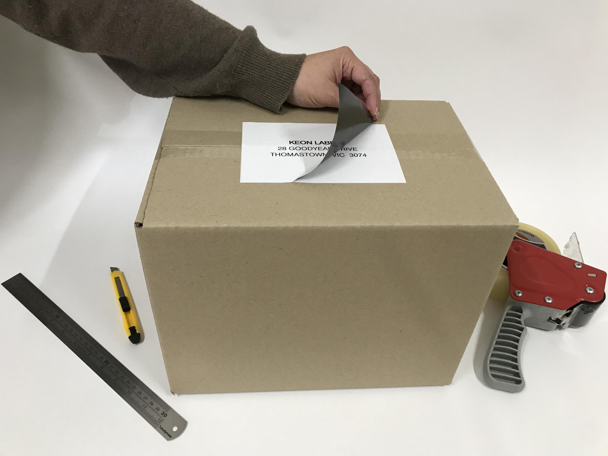 Gloss White Labels & Adhesive Paper Australia | Keon Labels